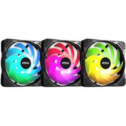 MSI MAG MAX F12A-3 40.1 CFM 120 mm Fans 3-Pack (MAG MAX F12A-3 ...