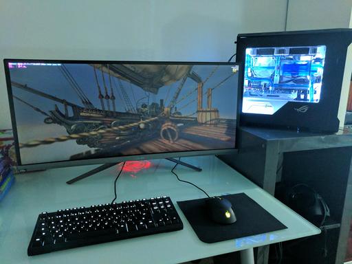 Built My First Desktop Computer In 13 Years Custom Desk Made From