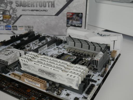 White Themed Z170 TUF Build - SABERTOOTH Z170S & 6600K & DUAL GTX 1070 ...