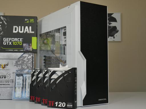 White Themed Z170 TUF Build - SABERTOOTH Z170S & 6600K & DUAL GTX 1070 ...