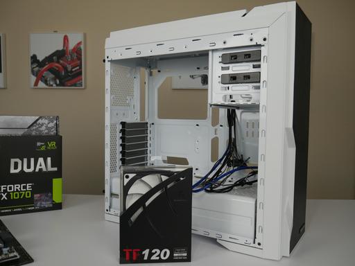 White Themed Z170 TUF Build - SABERTOOTH Z170S & 6600K & DUAL GTX 1070 ...