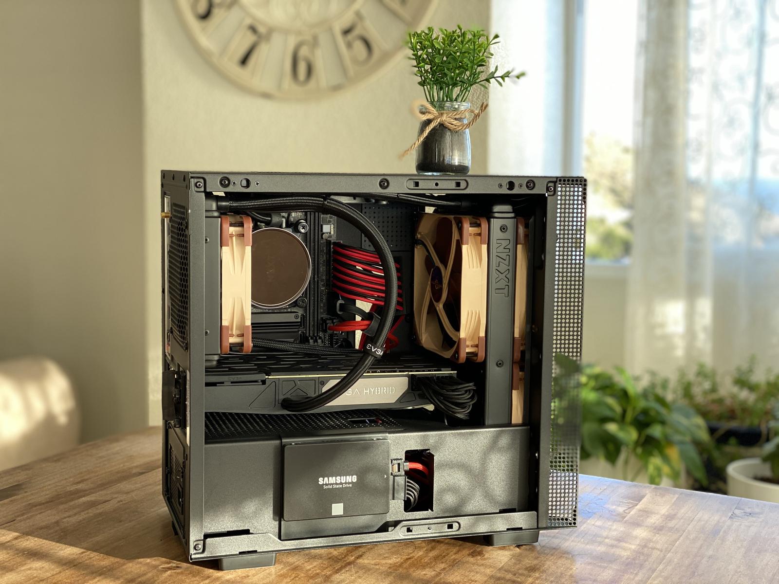 Searching for a compact AIO that fits with Kraken g12 in a NZXT H210i ...