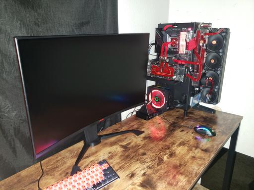 Built My First Desktop Computer In 13 Years Custom Desk Made From