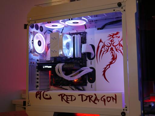 Project Red Dragon - $1,100 RTX 3070 Build by SpiralCaseMods - AMD ...