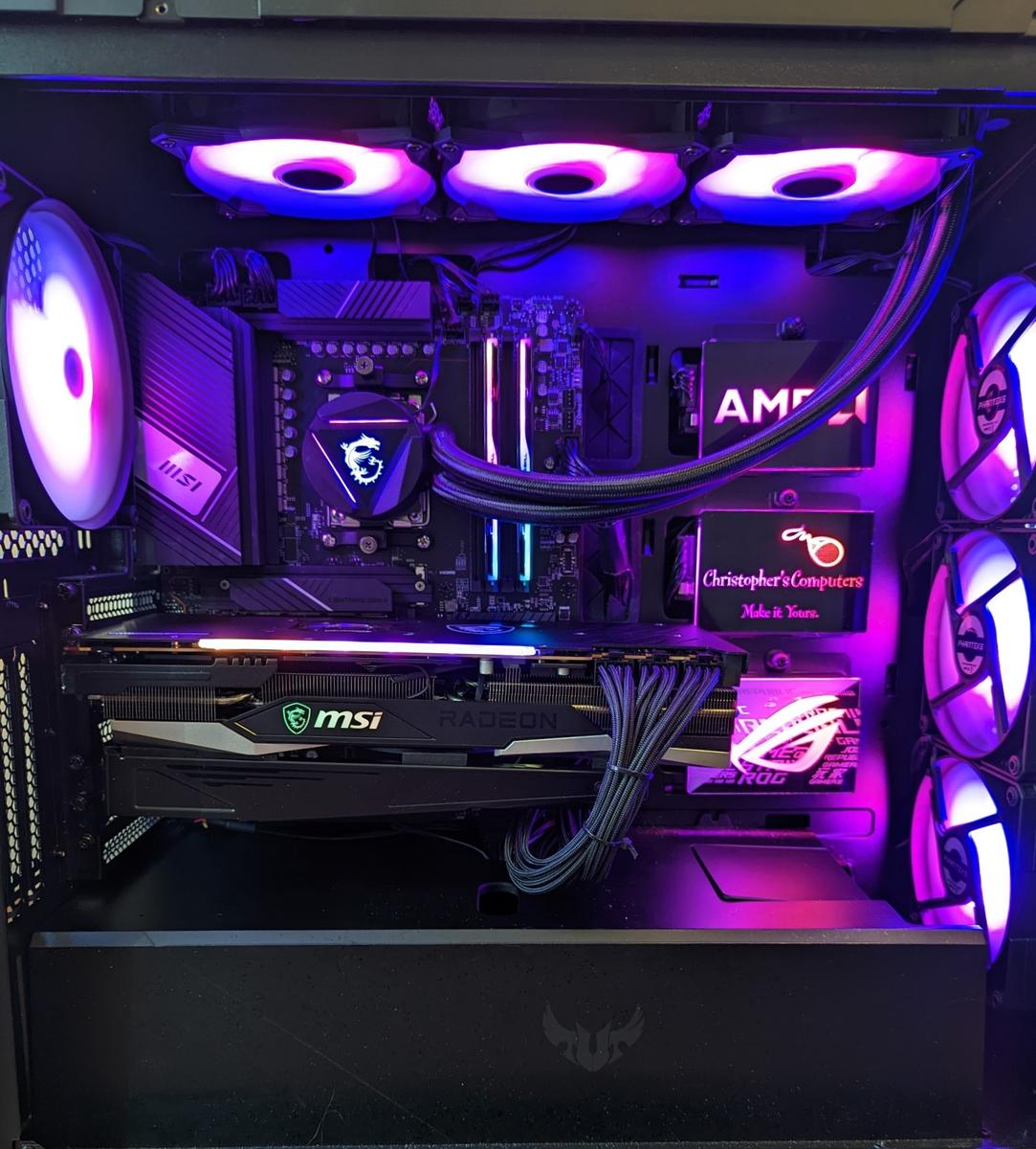 MSI support bracket and anti-vibration rubber strips : r/buildapc