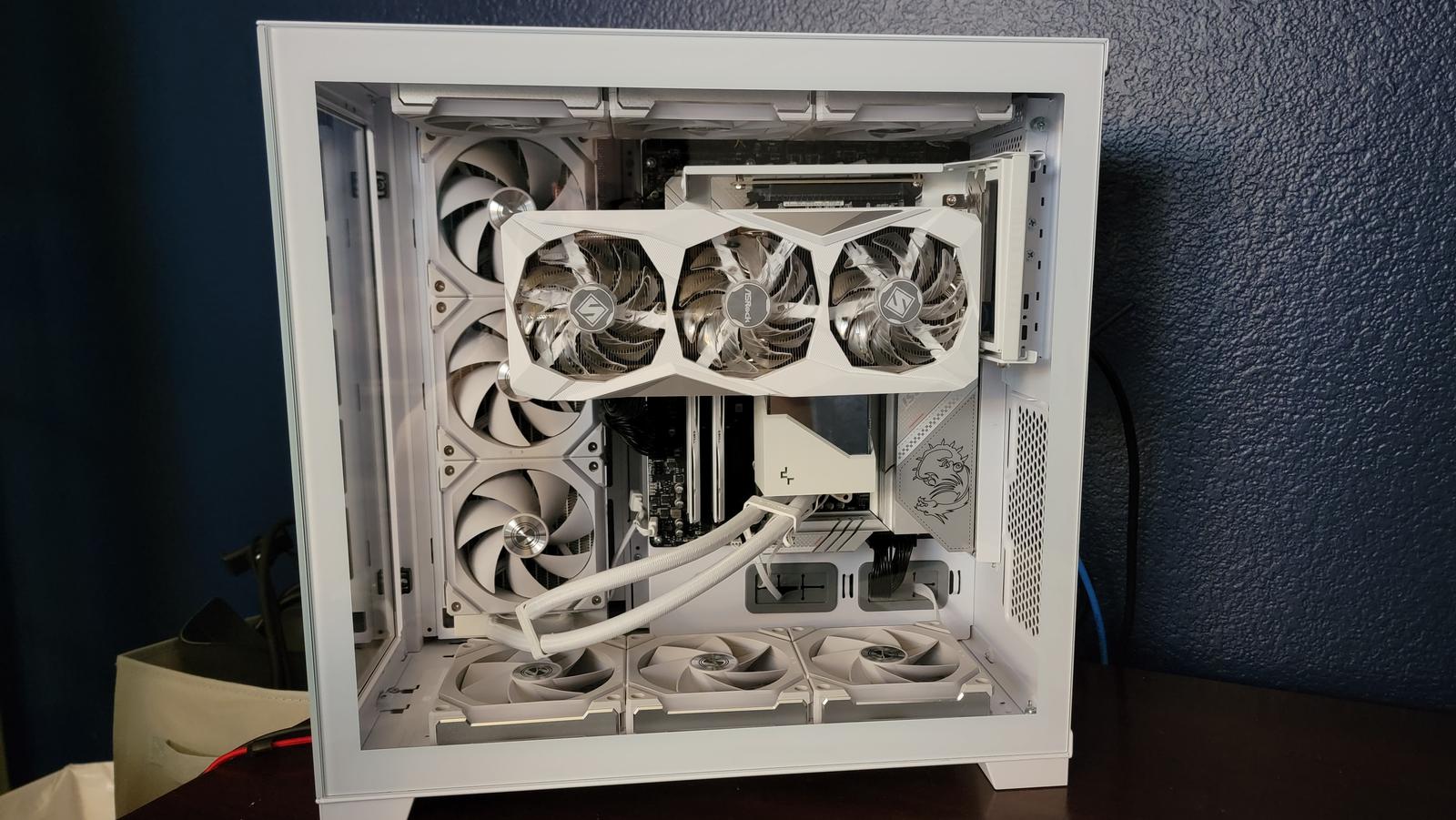 Inverted o11 Dy EVO GPU Mount : r/lianli