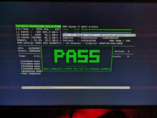 2023 AMD Ryzen 5 3600, w/ ECC Mem, Linux NAS Server, etc... by Viper24k - AMD Ryzen 5 3600, be ...