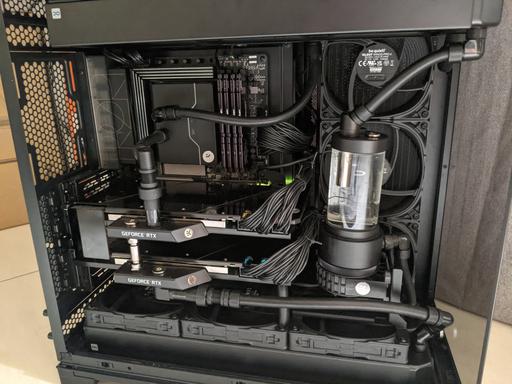 [EisWorkstation] 7950x + Dual 3090 Custom Loop Triple 420mm Rads by ...