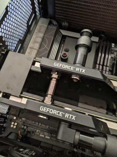[EisWorkstation] 7950x + Dual 3090 Custom Loop Triple 420mm Rads by ...