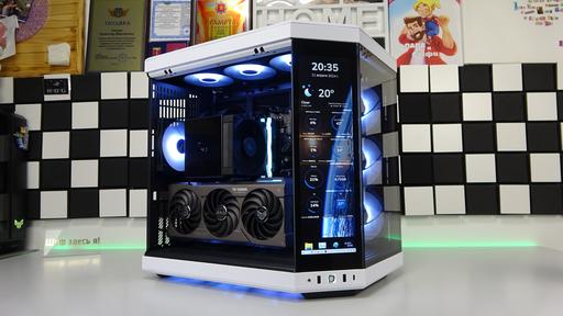 Ryzen 5 7500F + RX 7700 XT 👽 How Build gaming PC in a HYTE Y70 touch ...