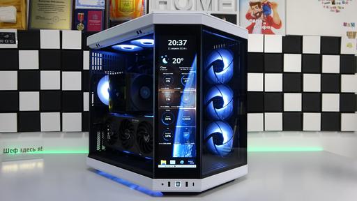 Ryzen 5 7500F + RX 7700 XT 👽 How Build gaming PC in a HYTE Y70 touch ...